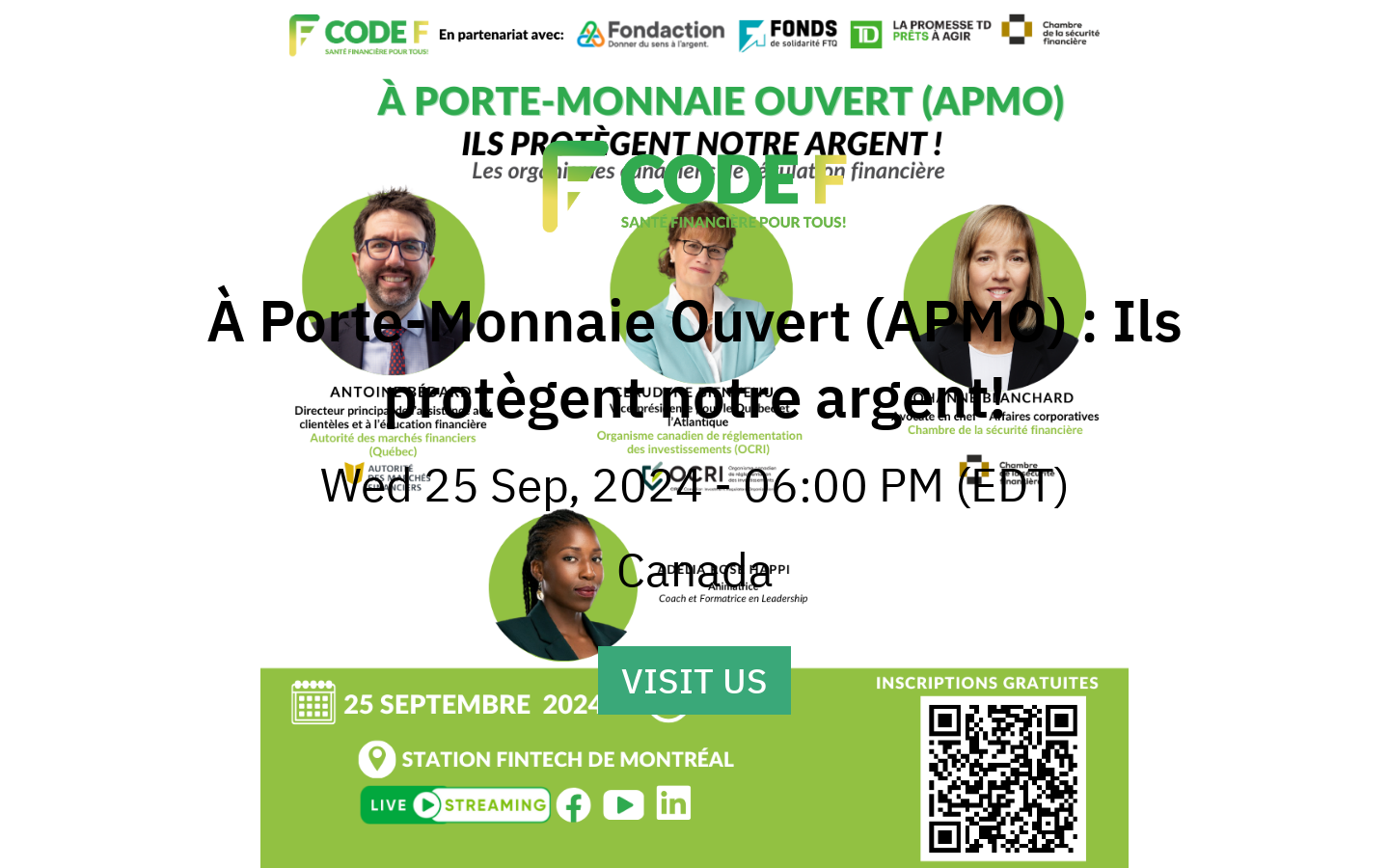 À Porte-Monnaie Ouvert (APMO) : Ils protègent notre argent!